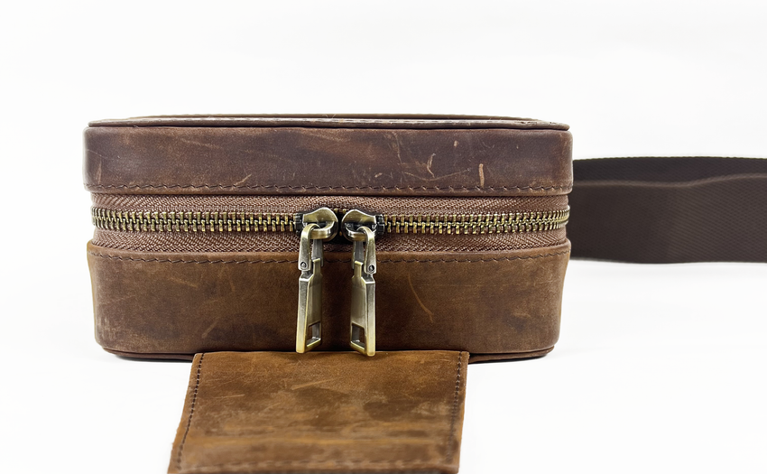 The Herf Crossbody 2.0 – Premium Leather Cigar Case – Herf Apparel