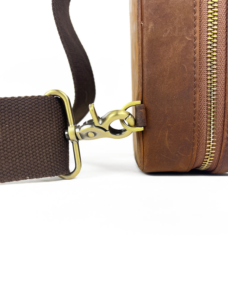 The Herf Crossbody 2.0 – Premium Leather Cigar Case – Herf Apparel